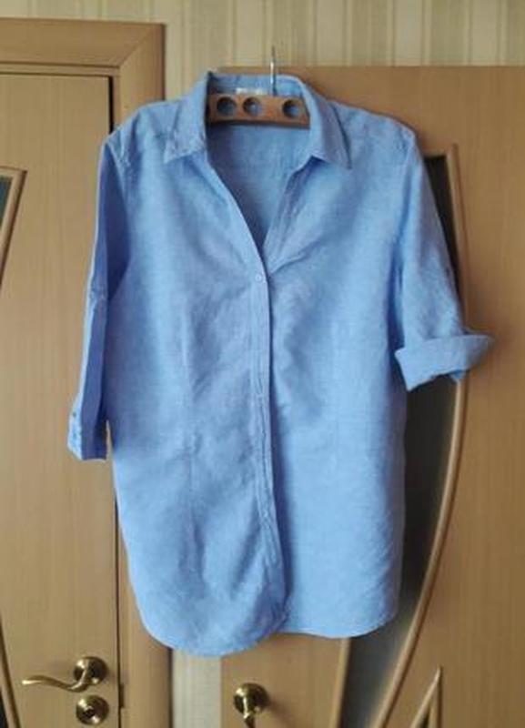 Брендова льняна сорочка — ціна 150 грн у каталозі Сорочки Купити жіночі речі за доступною ціною