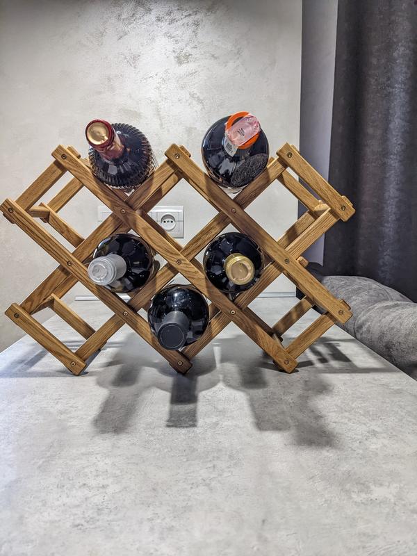 Стійка поличка для вина — ціна 950 грн у каталозі Полиці Купити товари для дому та побуту за