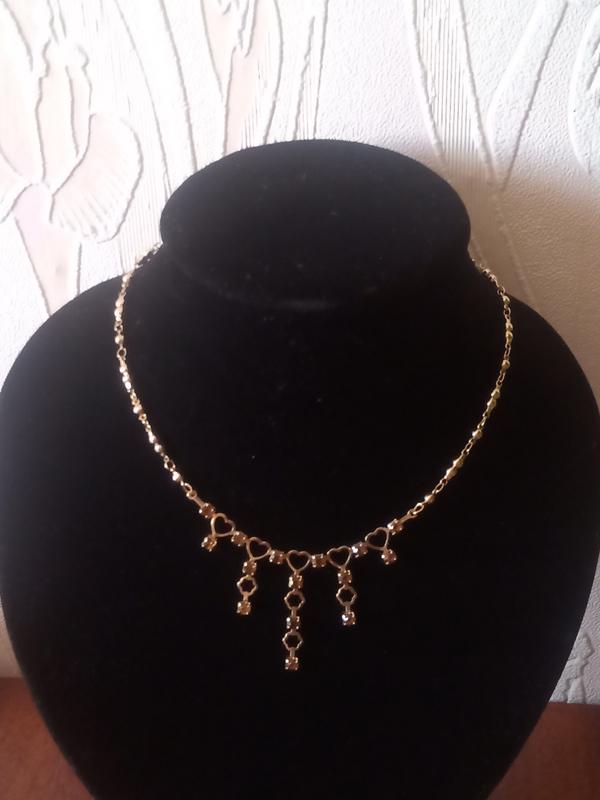 Ожерелье позолота хризоберилл — ціна 220 грн у каталозі Ланцюжки Купити аксесуари за доступною