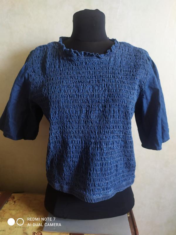 Блузка укорочена джинсова Only — ціна 250 грн у каталозі Блузи Купити