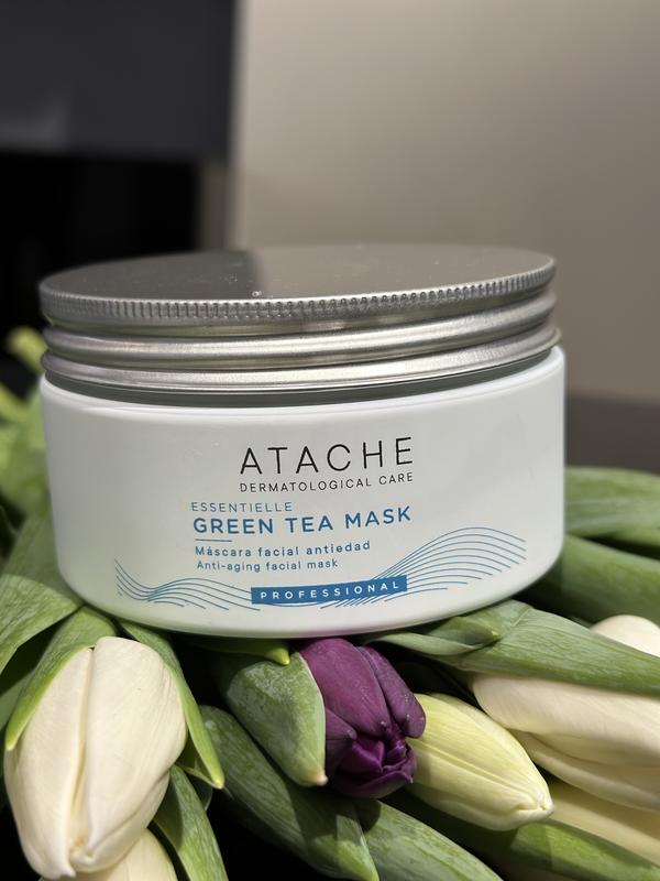 Маска для лица с зеленым чаем 30 ml atache essentielle green tea mask ...