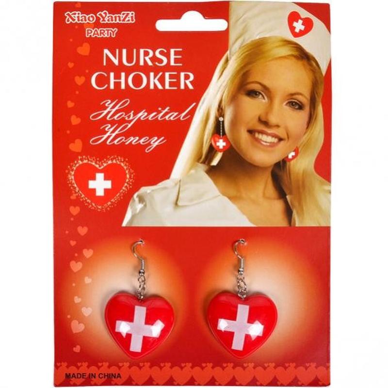 Серьги медсестры красные — цена 36 грн в каталоге Серьги Купить аксессуары по доступной цене на