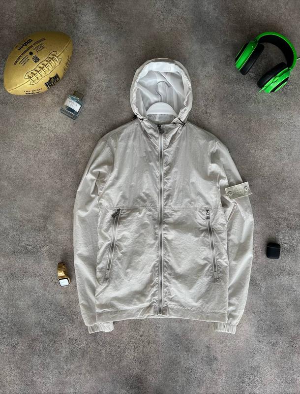 Ветровка stone island мужская белая — цена 2440 грн в каталоге Ветровки ...