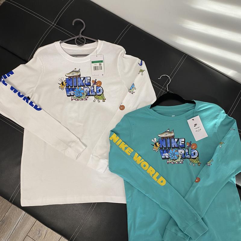 Лонгслів футболка nike world дитяча — ціна 550 грн у каталозі Футболки ...
