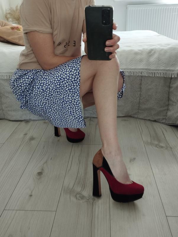 Туфли на стильном каблуке широком — цена 255 грн в каталоге Туфли Купить женские вещи по