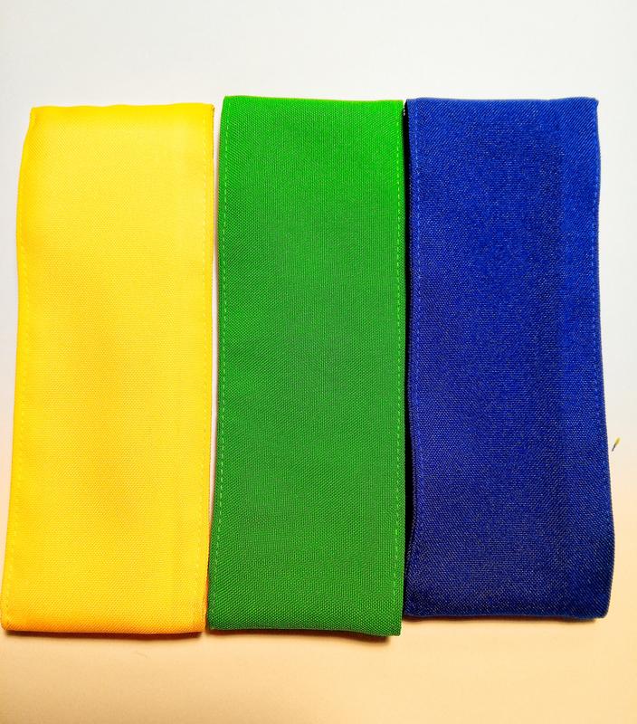 Повязка опознавательная зсу на руку желтая, синяя, зеленая — цена 30 ...