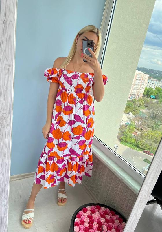 Платье летнее — цена 1100 грн в каталоге Платья миди Купить женские вещи по доступной цене на