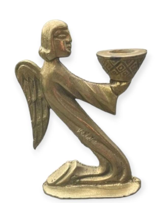 Подсвечник ангел бронза — цена 395 грн в каталоге Подсвечники Купить товары для дома и быта по