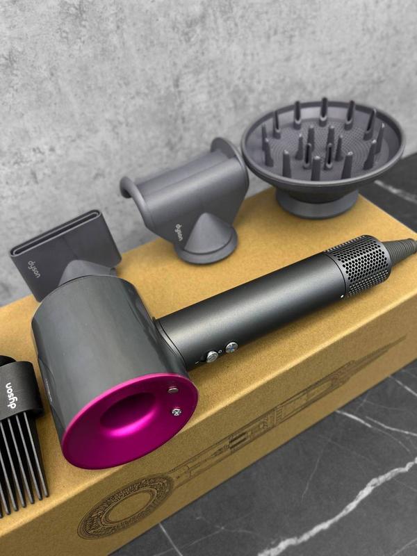Фен dyson hd08 supersonic black/pink — цена 9400 грн в каталоге ...