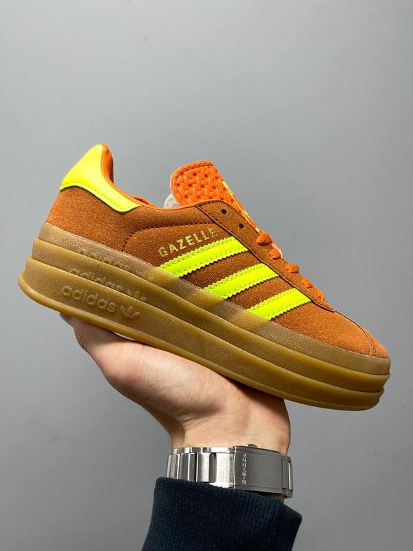Adidas gazelle bold жіночі трендові масивні кеди висока платформа весна ...