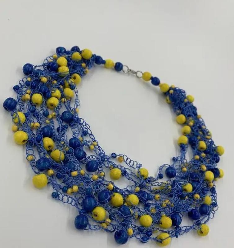 Ожерелье ручной работы — цена 390 грн в каталоге Колье и ожерелья Купить аксессуары по доступной