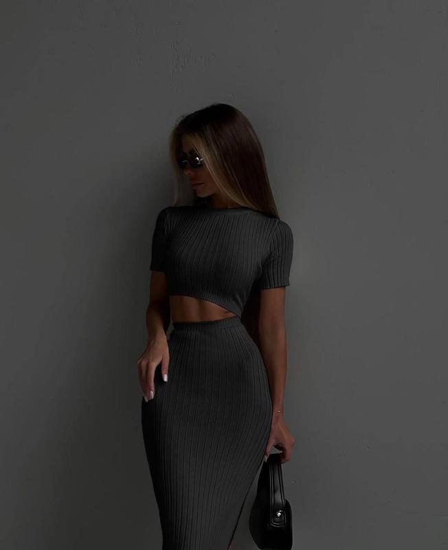 Костюм топ спідниця — ціна 870 грн у каталозі Костюми зі спідницею Купити жіночі речі за