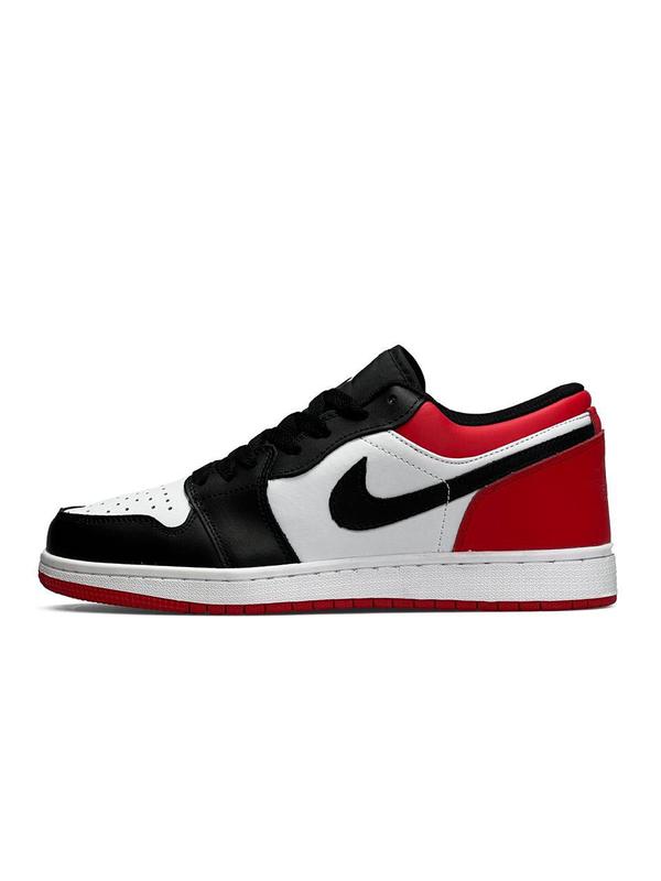 Мужские кожаные кроссовки nike air jordan 1 retro low найк джорданы ...