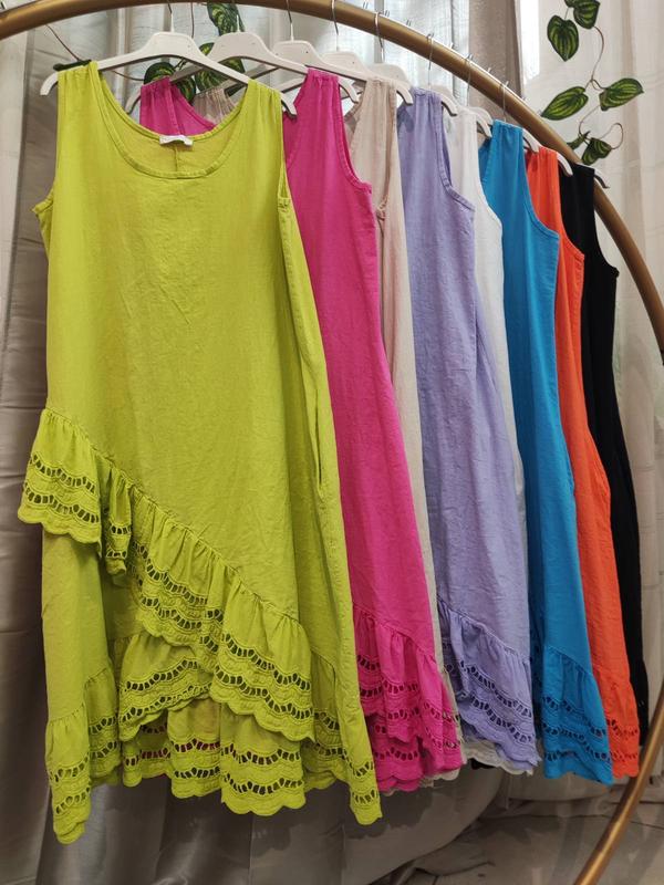 Лляний сарафан італія — ціна 1650 грн у каталозі Сарафани Купити жіночі речі за доступною ціною