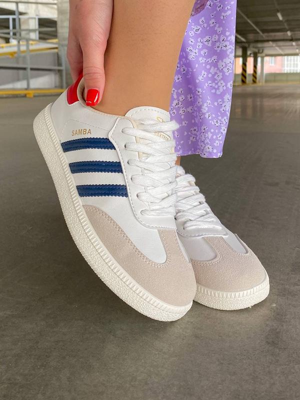 Женские кожаные кроссовки adidas samba 🆕 кеды адидас самба — цена 1449 ...