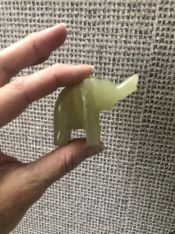 Статуетка нефритовий слоник — ціна 95 грн у каталозі Статуетки Купити товари для дому та побуту