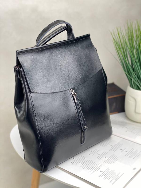 Шкіряний рюкзак — ціна 1699 грн у каталозі Рюкзаки Купити аксесуари за доступною ціною на Шафі