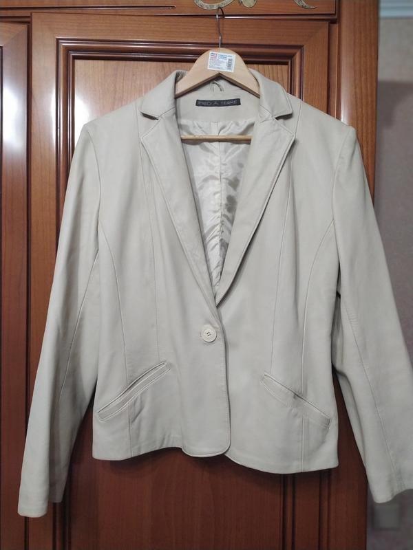 Кожанный пиджак — цена 500 грн в каталоге Пиджаки и жакеты Купить женские вещи по доступной цене