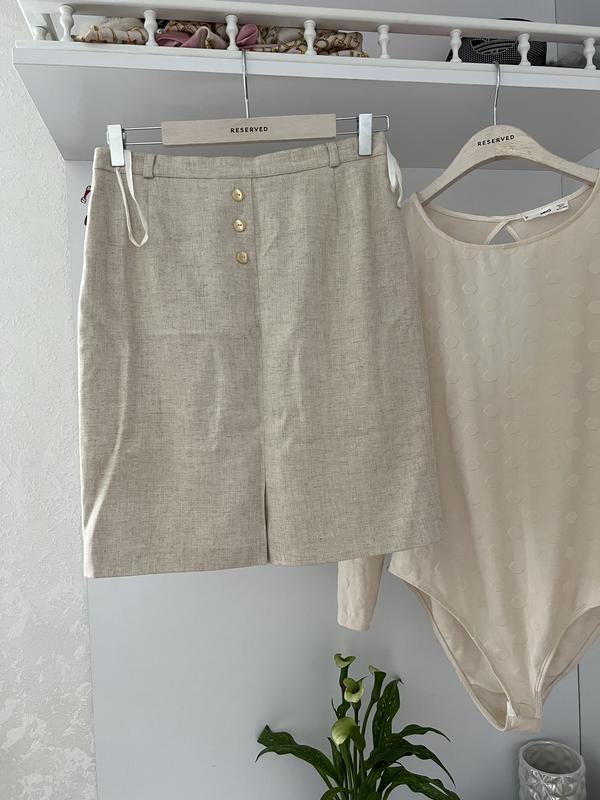 Крутая льняная юбка asos — ціна 380 грн у каталозі Міні-спідниці Купити ...