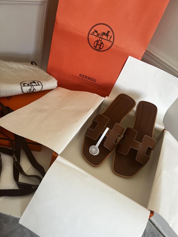 Шлепки в стиле hermes — ціна 5500 грн у каталозі Шльопанці Купити ...