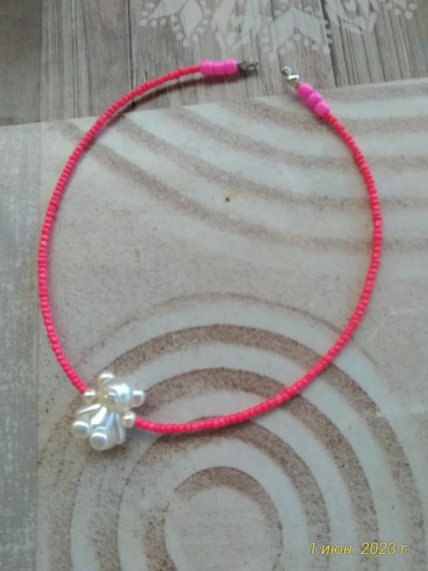 Короткий чокер з медведиком — ціна 242 грн у каталозі Чокери Купити аксесуари за доступною ціною