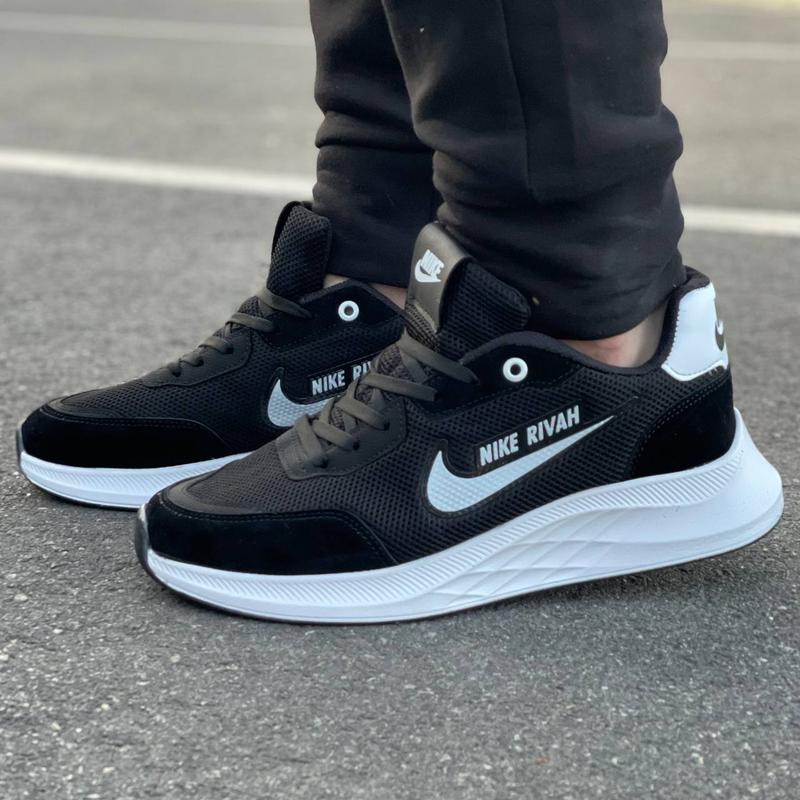 Летние мужские черно-белые кроссовки в сетку nike 🆕 кроссовки найк ...