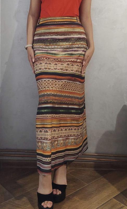Спідниця максі з орнаментом — ціна 270 грн у каталозі Довгі спідниці Купити жіночі речі за