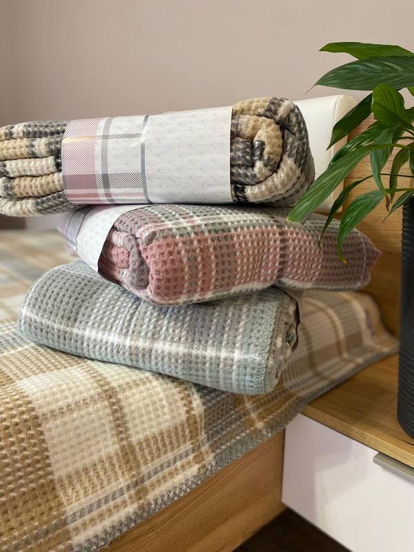 Бавовняний плед aksu cozy life модний дизайн клітинка клетка — ціна ...