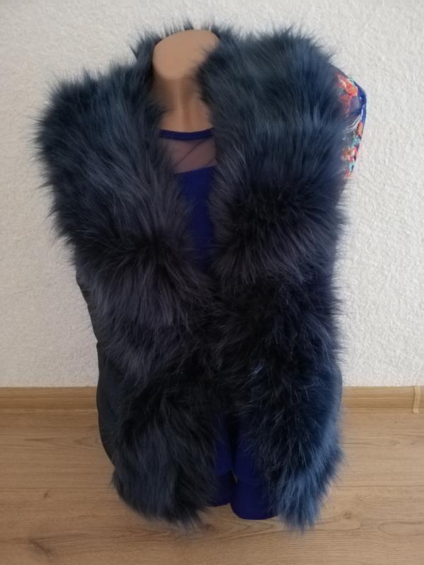 Жилетка з меховим воротніком Lily — ціна 165 грн у каталозі Жилетки