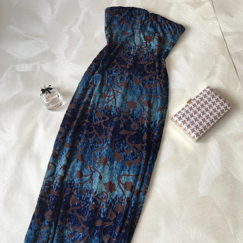 Оксамитове плаття в підлогу з відкритими плечима — ціна 350 грн у каталозі Вечірні сукні Купити