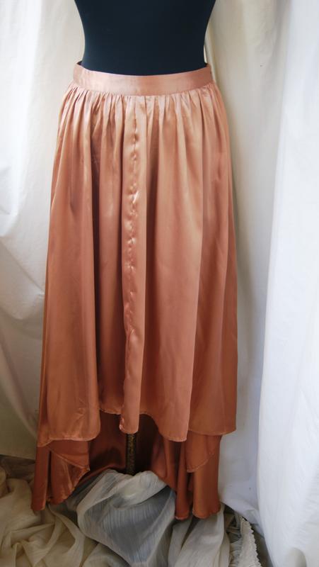 Шикарна максі спідниця атлас нюдовая атласна сатин — ціна 170 грн у каталозі Довгі спідниці