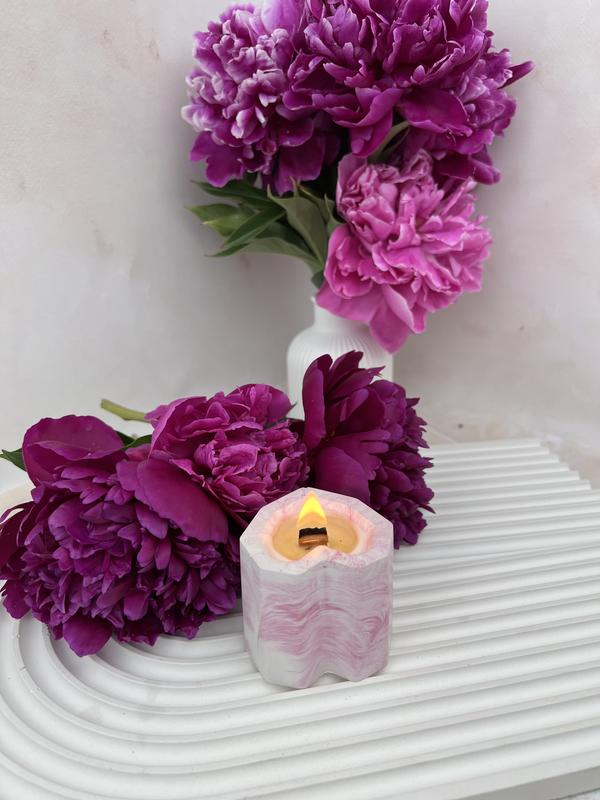 Свічка в кашпо 5 годин горіння — ціна 100 грн у каталозі Свічки Купити