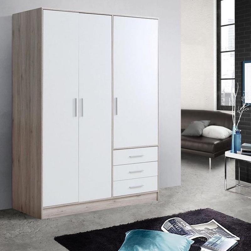 Шафа 3 дверей 3 шухляди шафа для речей велика шафа шафа з полицями шафа з шухлядами — ціна