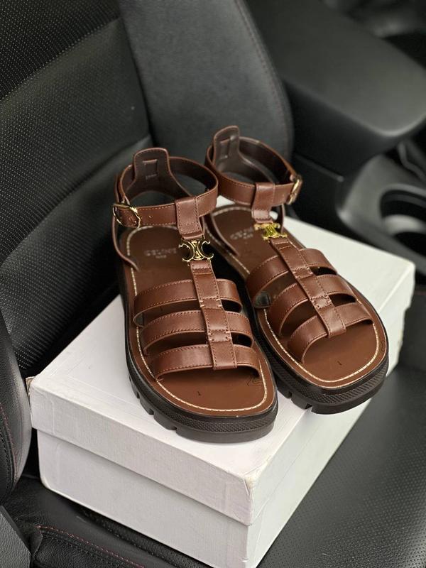 Сандалі шкіряні в стилі Celine — ціна 4400 грн у каталозі Сандалі Купити жіночі речі за