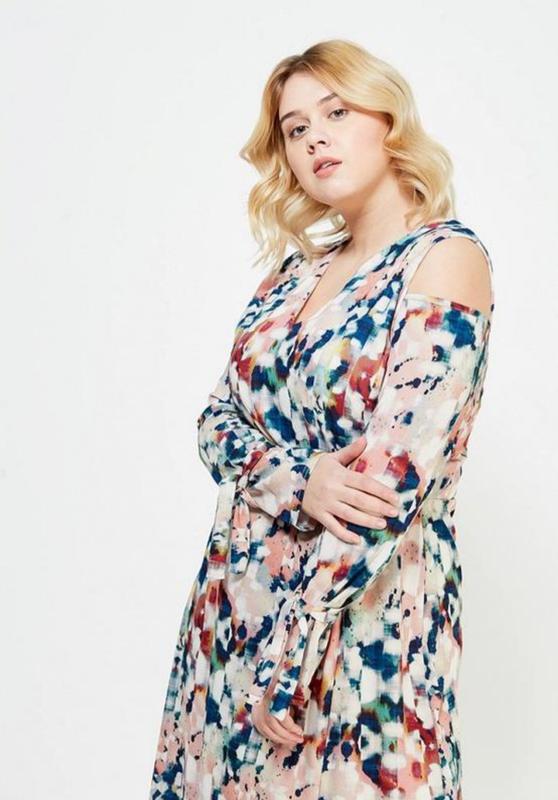 👗 крутое платье макси на 48 гг с открытыми плечами от lostink — цена ...