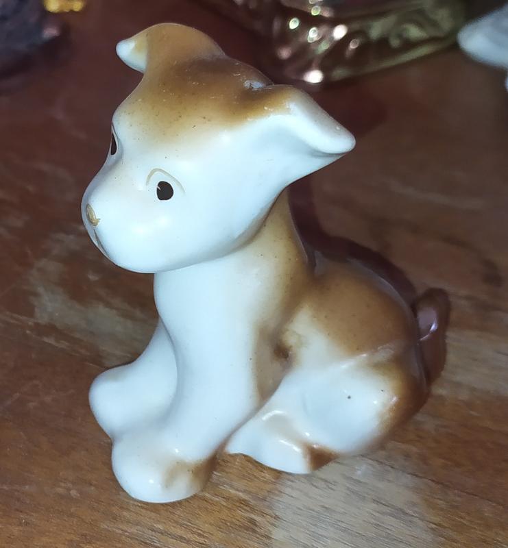 Статуэтка собачки статуэтки щенок фарфор фарфор полонський завод — цена 460 грн в каталоге