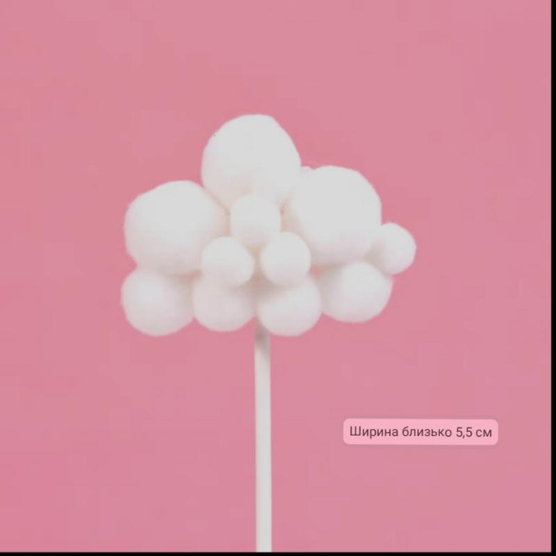 Топпер на торт кекс свято 1шт — ціна 50 грн у каталозі Декорації Купити товари для дому та