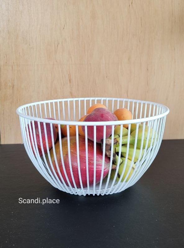 Фруктовниця біла метал — ціна 400 грн у каталозі Фруктовниці Купити