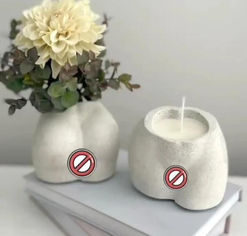 Скульптурная ваза подсвечник — цена 150 грн в каталоге Вазы Купить товары для дома и быта по