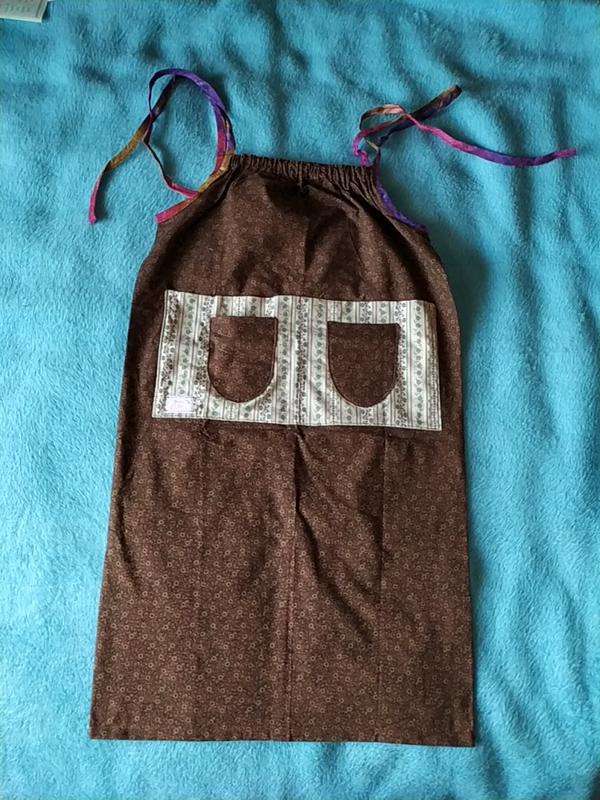 Коричнивый сарафан на завязках — цена 278 грн в каталоге Сарафаны Купить женские вещи по