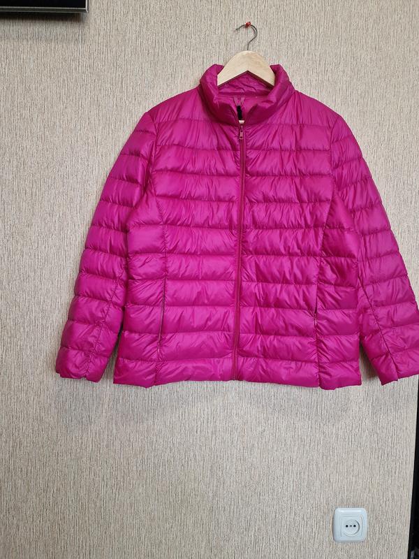 Яркий легкий микропуховик, куртка uniqlo, пух, перо — цена 1313 грн в ...