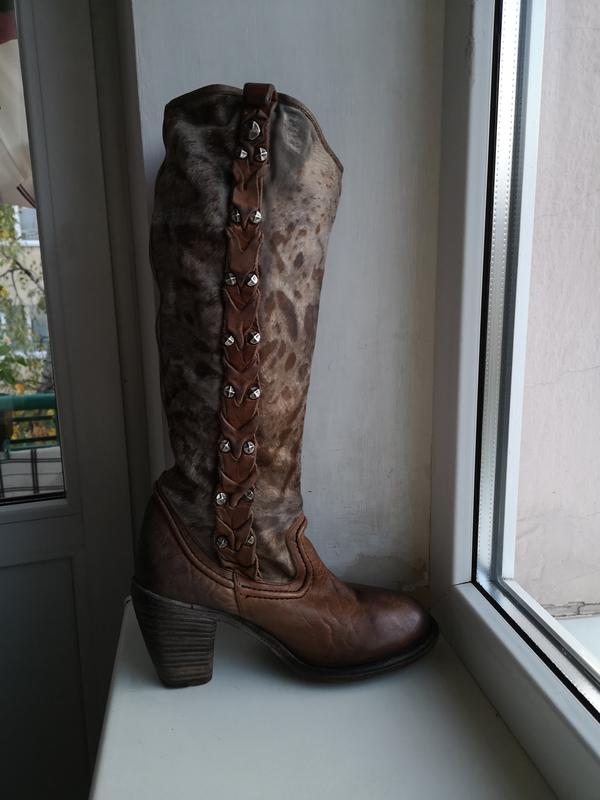 Шкіряні чоботи Nylo — ціна 1850 грн у каталозі Черевики Купити жіночі речі за доступною ціною на