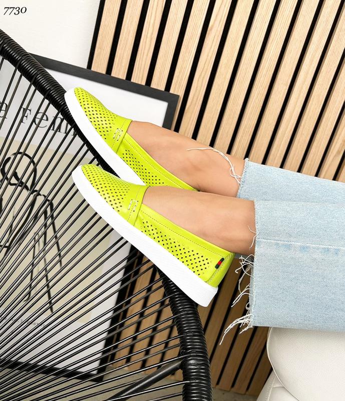 Еспадрильї з перфорацією наскрізна еспадрильї натуральна шкіра туреччина устілка шкіра 7730