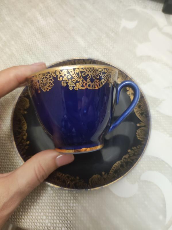 Фарфоровая чашка и блюдце — цена 100 грн в каталоге Столовые сервизы Купить товары для дома и