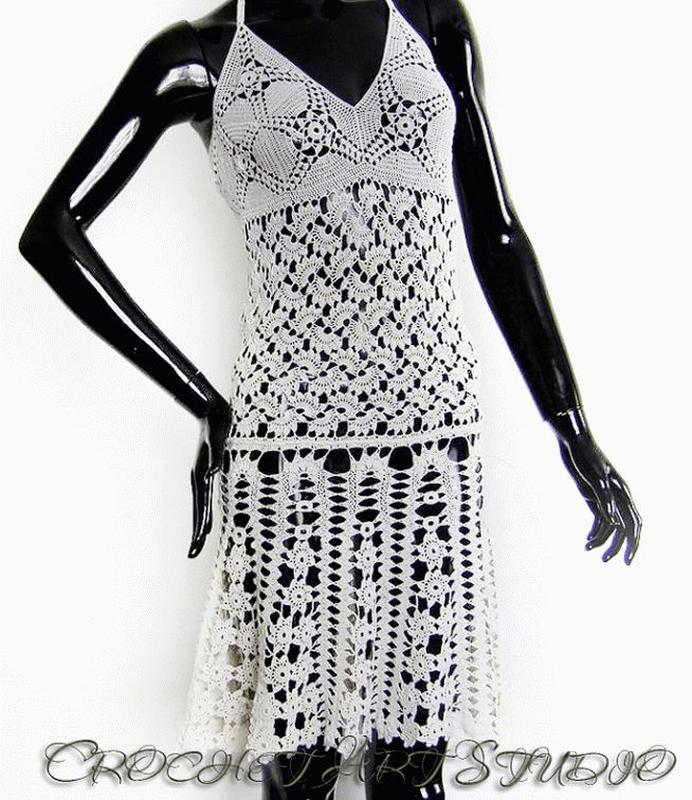 📢 розпродаж 📢ексклюзивний сарафан вязанний крючком — ціна 1500 грн у каталозі Короткі сукні