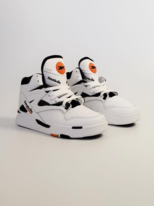 Демисезонное белые кроссовки reebok pump comni zone 2 белые мужские ...