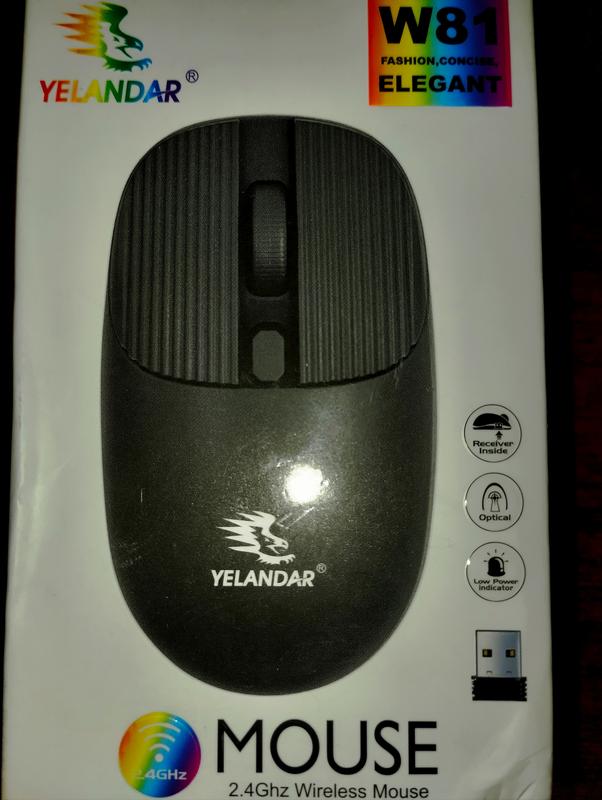 Безпровідна оптична миша yelandar w81 — ціна 190 грн у каталозі ...