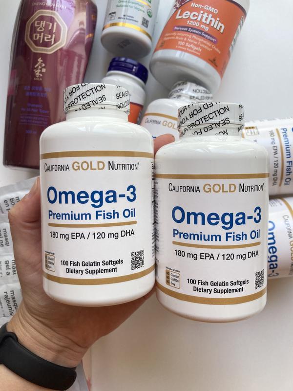 Омега-3 california gold nutrition, iherb, омега — ціна 350 грн у ...