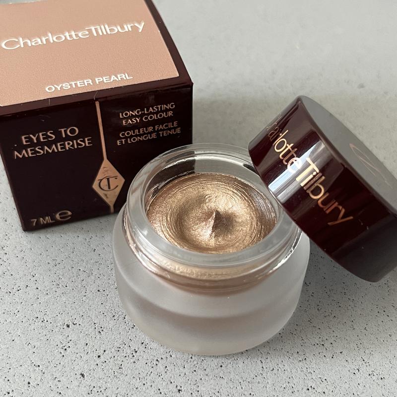 Кремовые тени charlotte tilbury cream eyeshadow - oyster pearl, 7 мл ...
