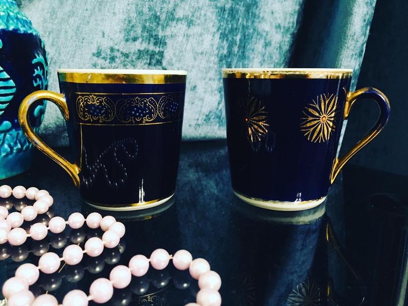 🔥 горнята 🔥 чашки фарфор урср кобальт позолота — цена 120 грн в каталоге Чашки Купить товары для